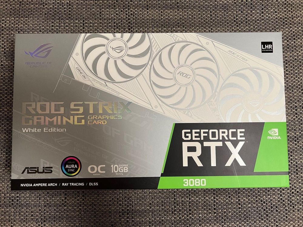 ROG STRIX GeForce RTX 3080 White Edition (Neu (gemäss Beschreibung)) in ...