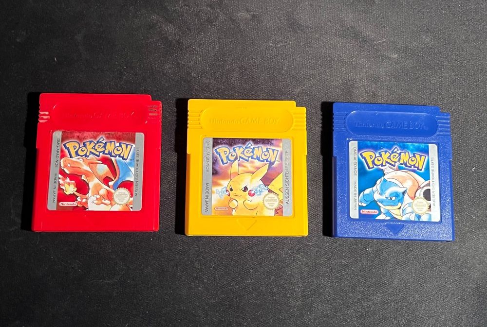Pokemon Blaue Gelbe und Rote Edition Gameboy Deutsch (Gebraucht) in Basel für CHF 125 – mit ...