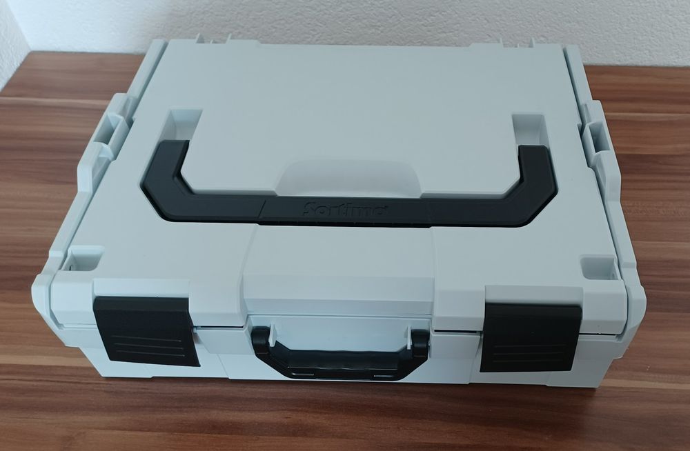 Sortimo L-BOXX 136 grau mit schwarzen Griffen&Schnitteinlage (Nuovo ...
