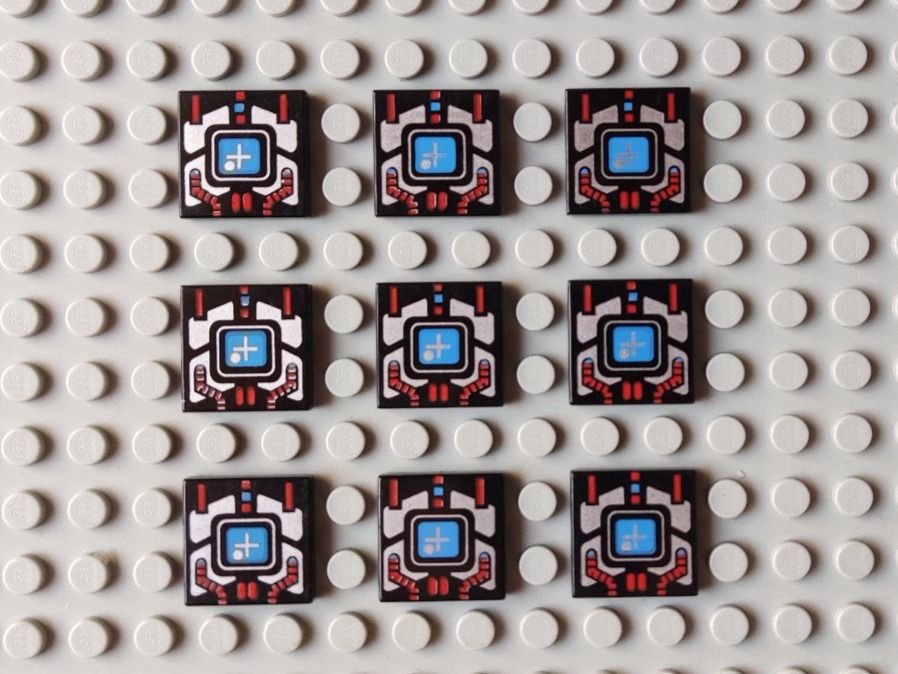 LEGO Space - Spyrius Fliesen Blue Screen Pattern - 3068p51 | Kaufen auf ...