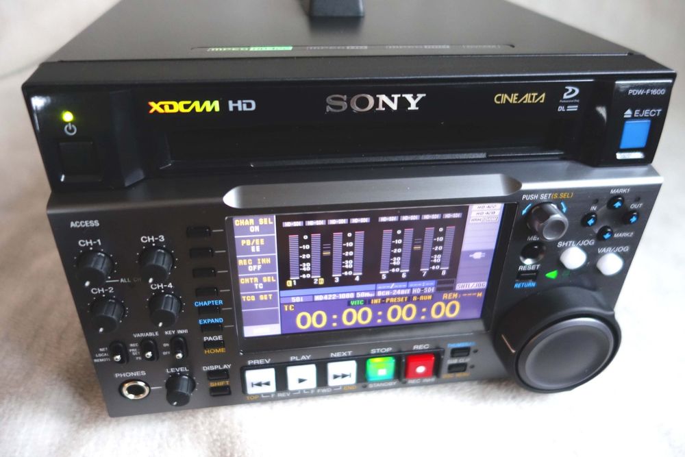 Sony PDW F1600 XDcam HD422 *very low hrs* Pro Disc Recorder (Gebraucht ...
