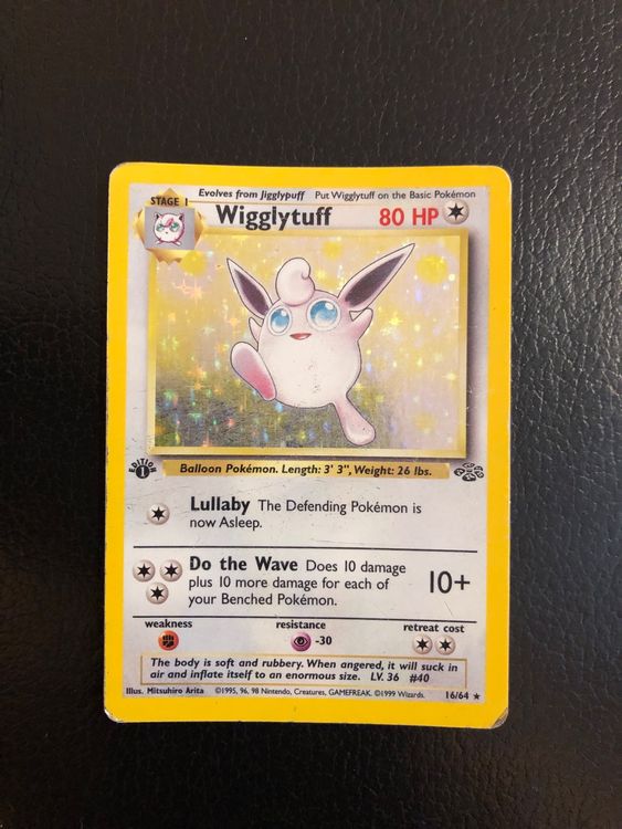 Jungle Wigglytuff Holo 16/64 1st edition Ab 1 | Kaufen auf Ricardo