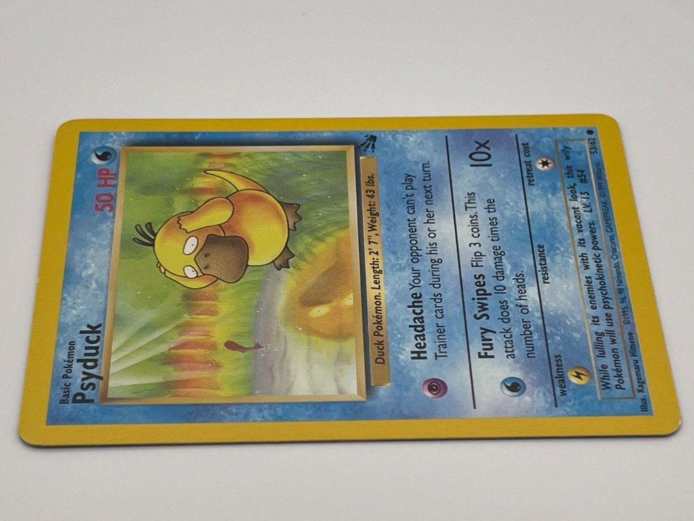 Psyduck 53 62 Pokémon Fossil Kaufen Auf Ricardo