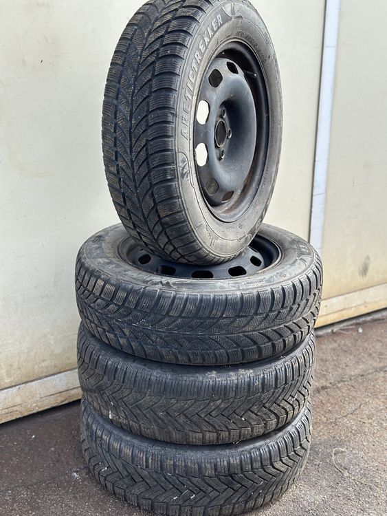 Winterreifen 195/65 R15 mit Felgen 4 Stück (Gebraucht) in Oensingen für ...