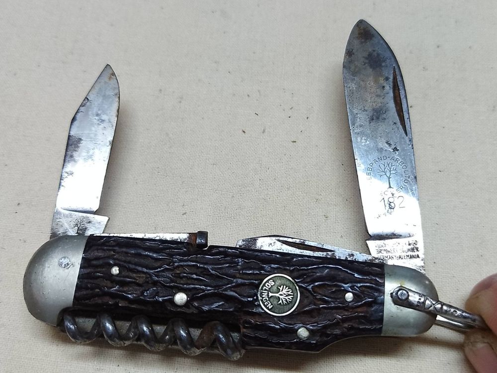 Messer - "Heinr. Boker & Co - Baumwerk Solingen" - Mod. 182 (Gebraucht ...