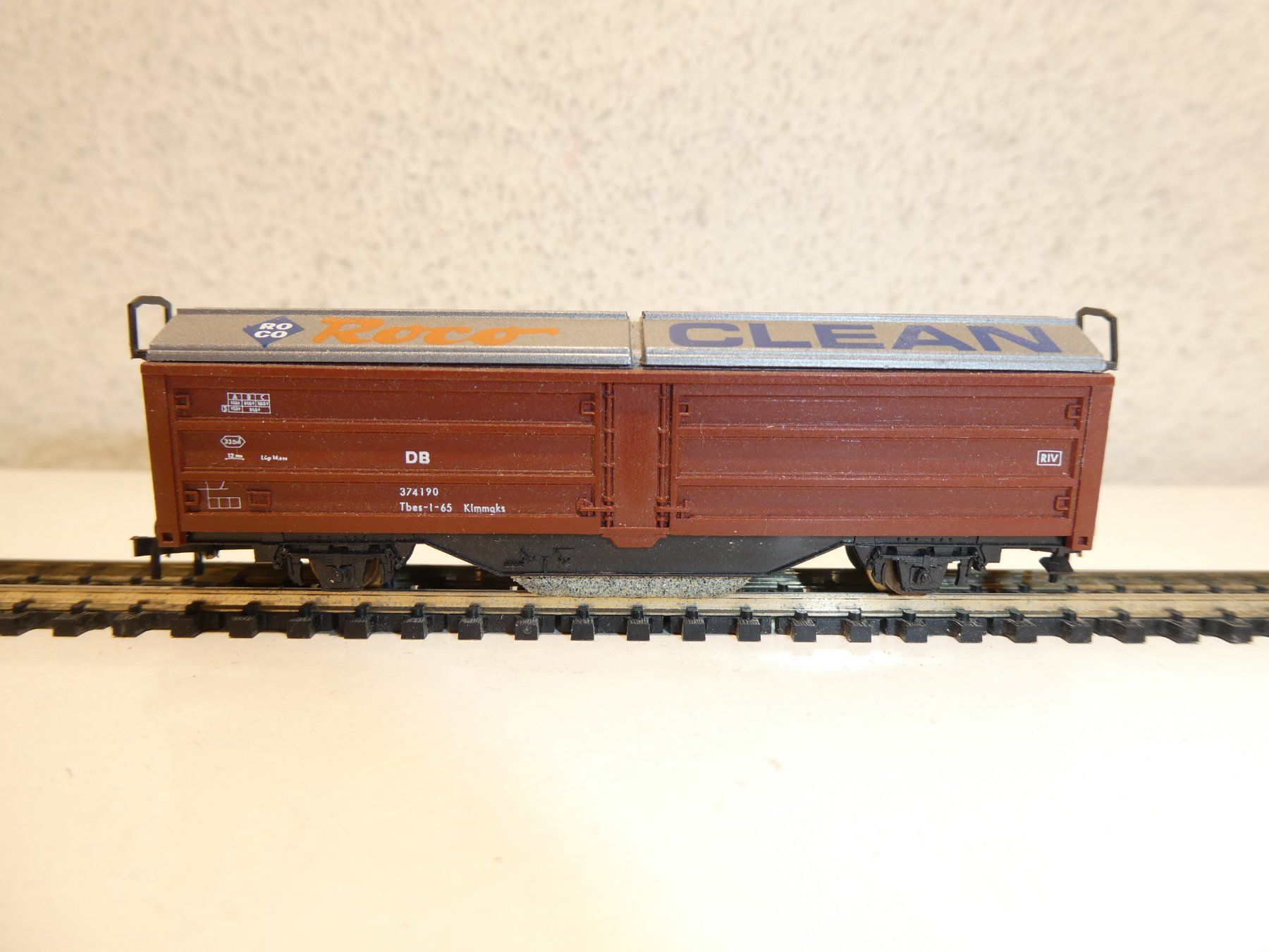 Roco Güterwagen Schienenreinigungswagen Clean Spur N (Q24) (Gebraucht ...