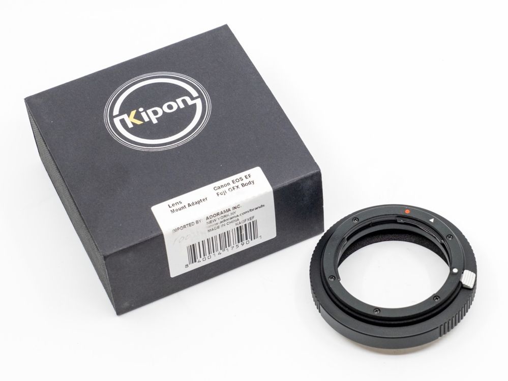 Kipon Adapter Canon EOS EF Linsen zu Fuji GFX (Neu (gemäss Beschreibung)) in Lausanne für CHF 26 ...
