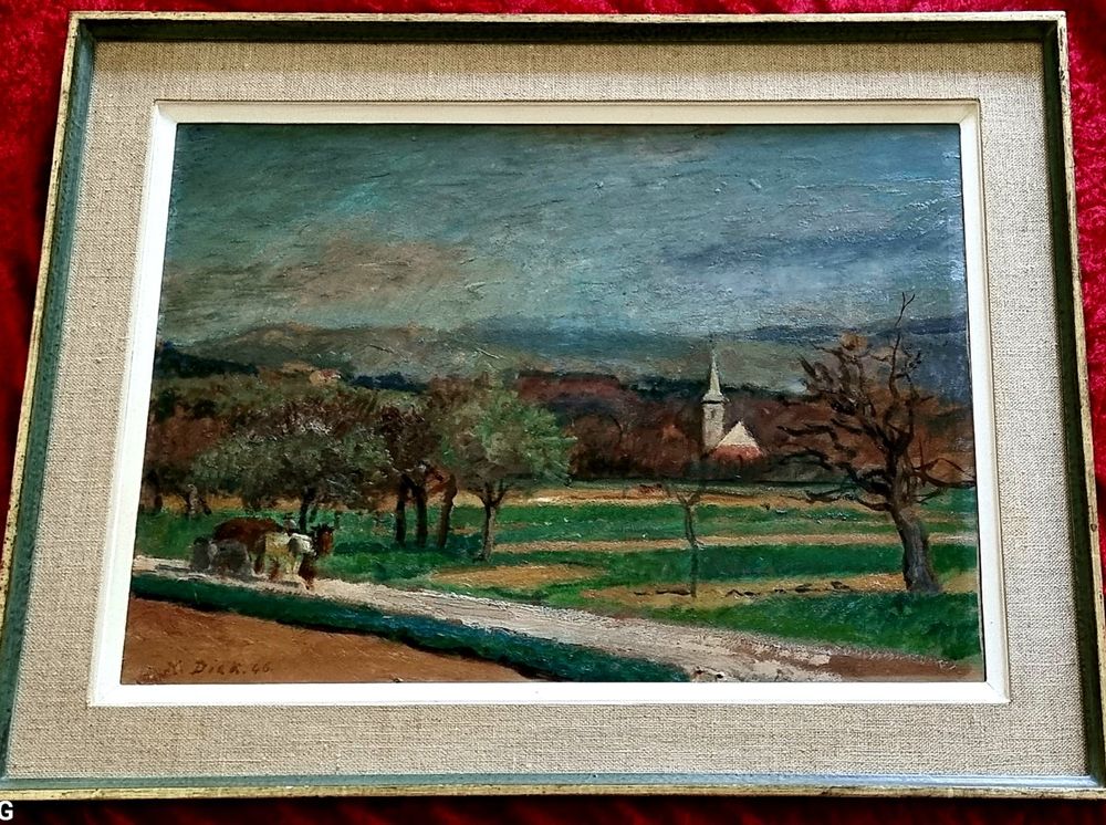 Karl Dick. Ölgemälde. Signiert und datiert '46 (Gebraucht) in Reinach BL für CHF 250 – mit ...