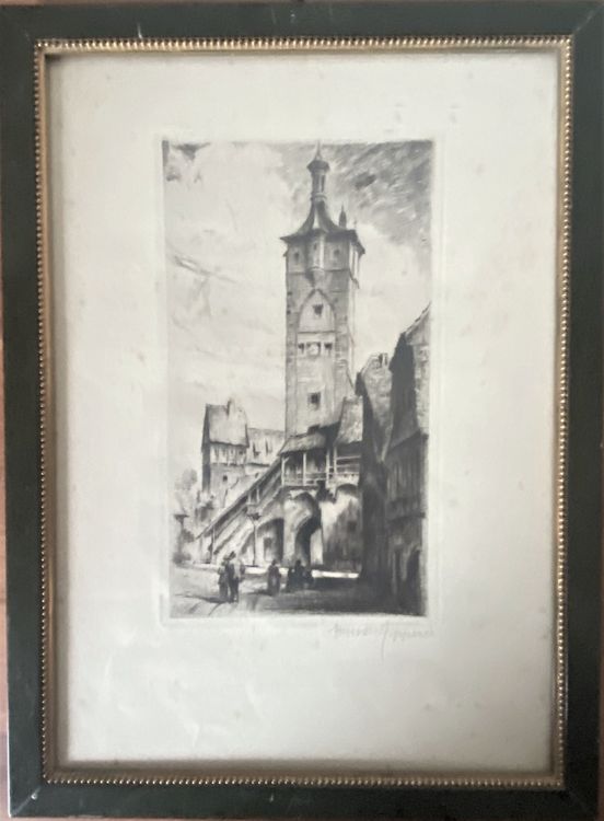 Radierung von Ernst Gustav Zipperer (Gebraucht) in Basel für CHF 10 ...
