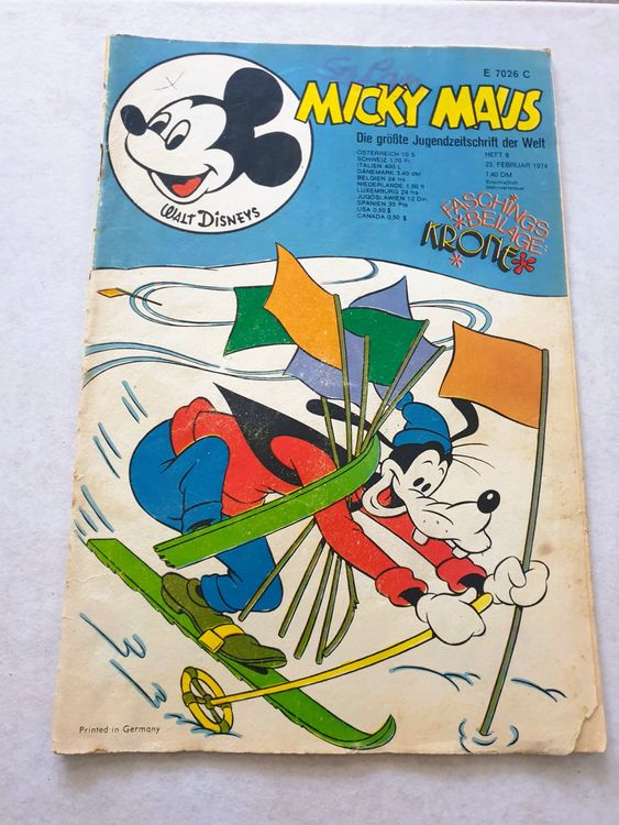 DONALD DUCK - MICKY MAUS - GOOFY / WALT DISNEY 1974 (Gebraucht) in Brüttisellen für CHF 1 – mit ...