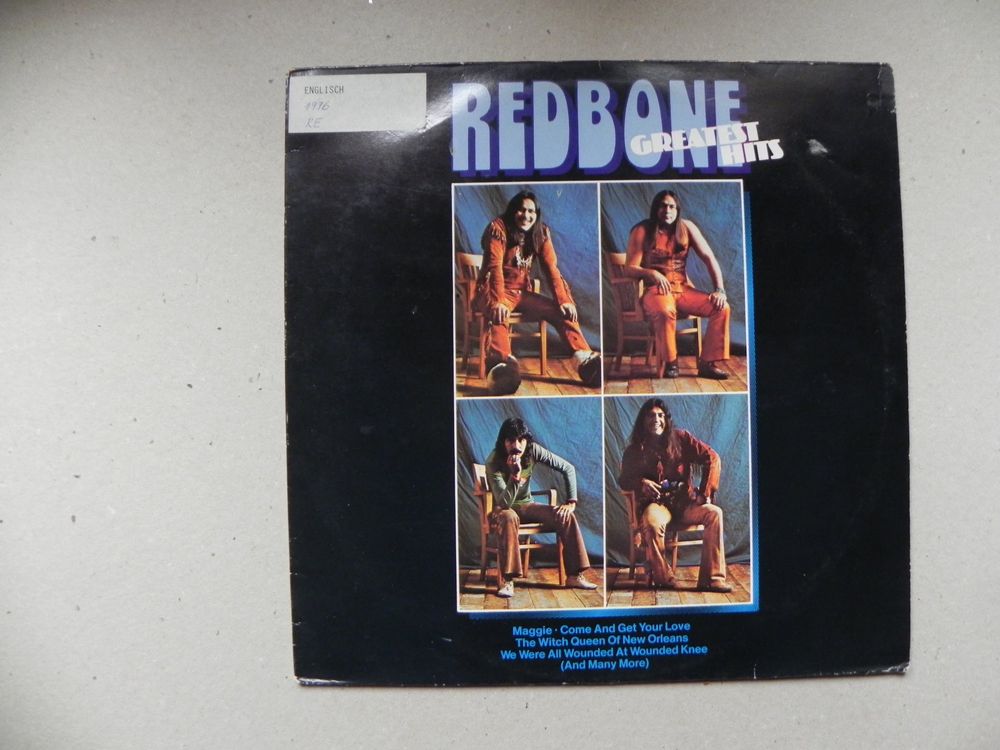 LP USA Blues Folk Rock Pop Band Redbone 1976 Greatest Hits (Gebraucht ...