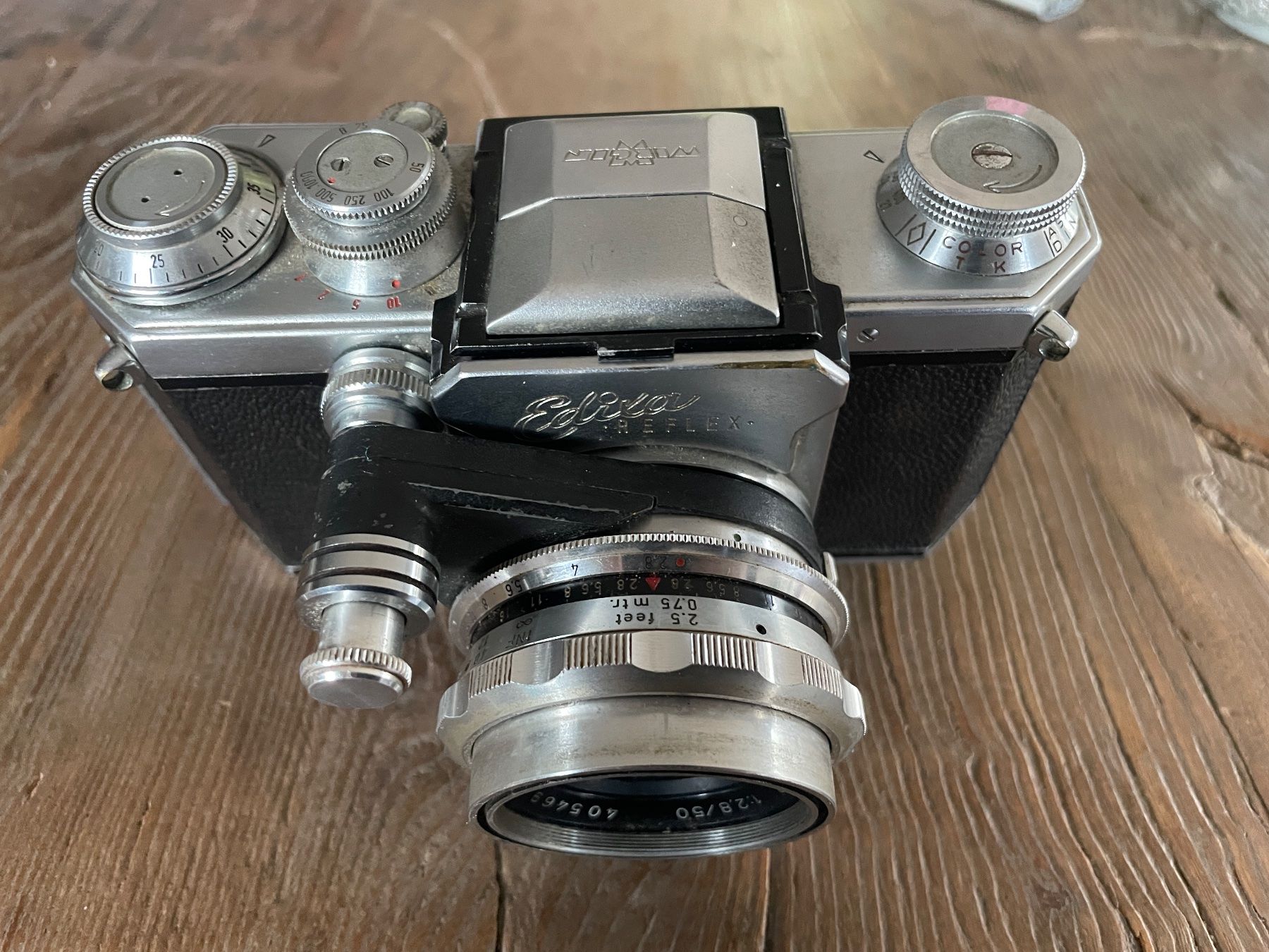 Edixa Reflex B-TL Vintage Kamera mit Objektiv 2.8/50 mm (Gebraucht) in ...