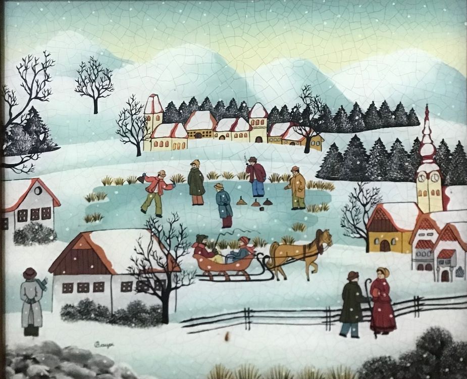 Max BAYER Naive Hinterglasmalerei Signiert (Gebraucht) in Root für CHF ...