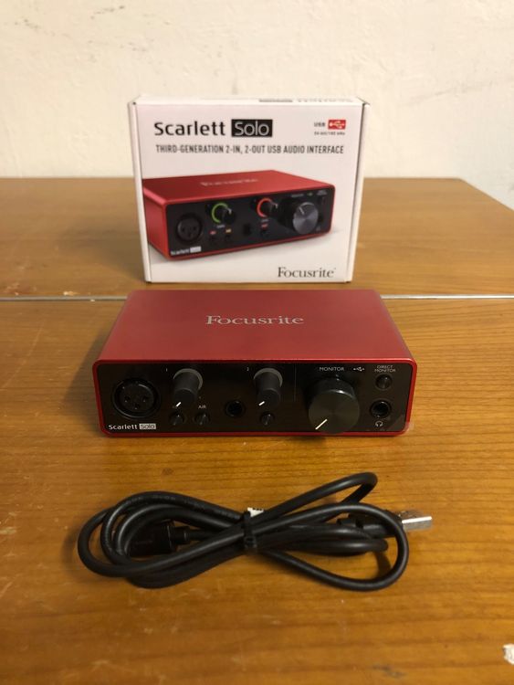 Focusrite Scarlett Solo 3rd Gen, 2-Kanal Audiointerface | Kaufen auf ...
