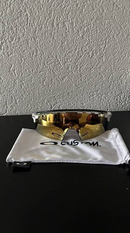 Oakley Custom Encoder Strike Vented White Prizm 24k (Gebraucht) in ...