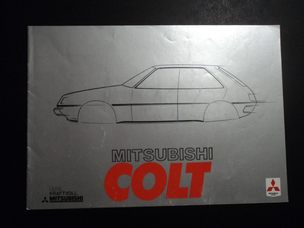 Prospekt Mitsubishi Colt 1979 (Gebraucht) in Schwarzenburg für CHF 5 – mit Lieferung auf Ricardo ...
