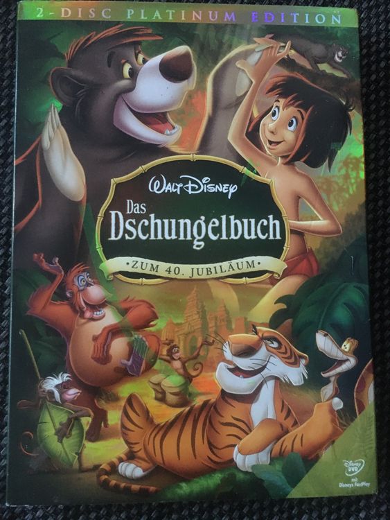 Kinder- DVD „Das Dschungelbuch“ zum 40. Jubiläum *CHF 1.-* (Gebraucht) in Siegershausen für CHF ...