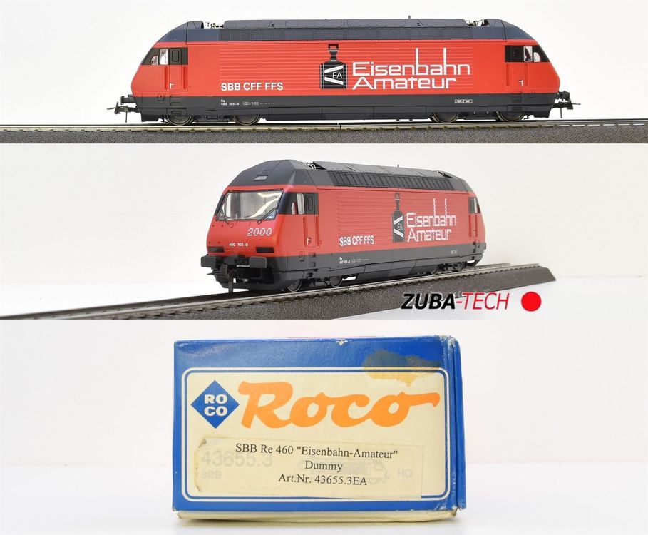 Roco 43655.3EA E-Lok Re 460 SBB H0 DUMMY | Kaufen auf Ricardo