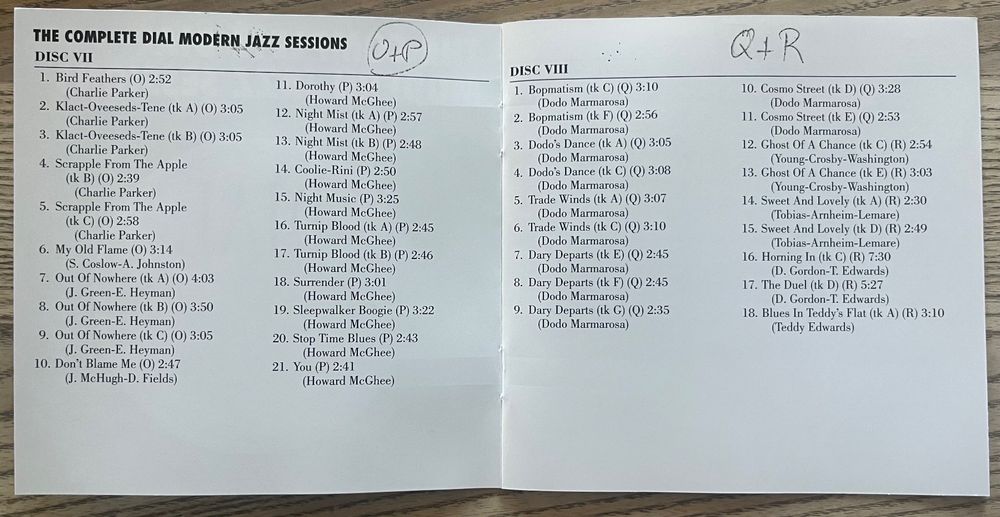 The Complete Dial Modern Jazz Sessions Box Set (Gebraucht) in Winkel ...