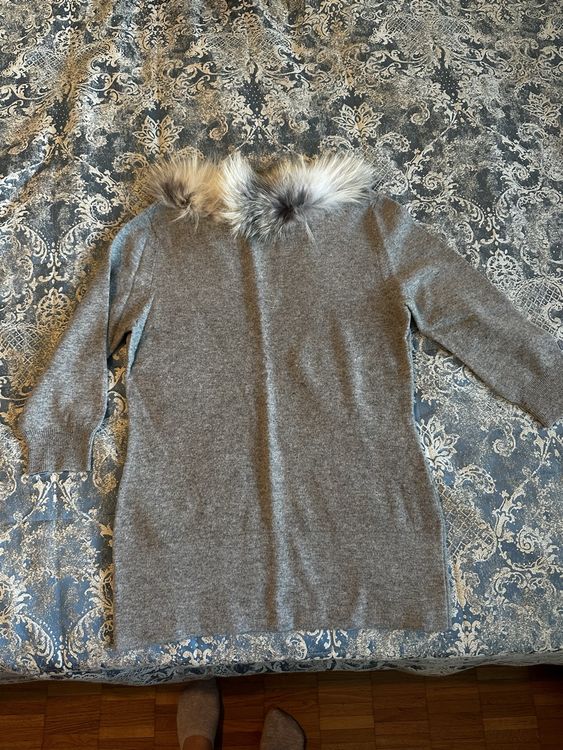 Cashmere sweater with real fur (Neu (gemäss Beschreibung)) in Lugano ...