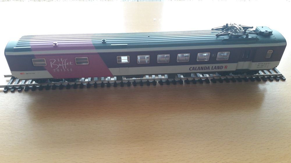 Lima H0 SBB DC 309613 Speisewagen LE Buffet Calanda Land (Neu und originalverpackt) in Fiesch ...