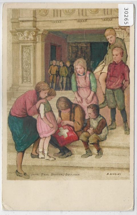 Paul Bender 1925 Nr. 41 Spielende Kinder (Antik) in Ettingen für CHF 2 ...