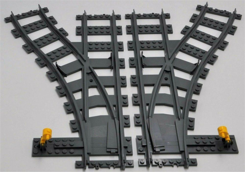 2 Lego Eisenbahn Weichen City -W15 (Gebraucht) in Morges für CHF 17 ...