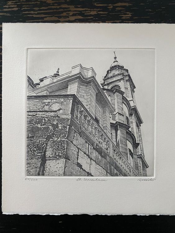 Rudolf Häsler – Radierung – St. Ursenturm (Gebraucht) in Zürich für CHF ...