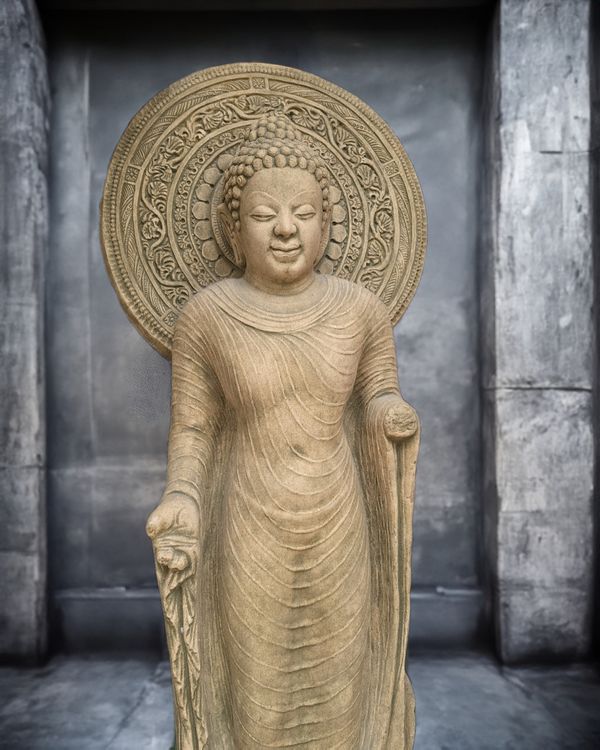 Indischer Rashtrapati Bhavan Buddha, Mathura, 5. Jahrhundet | Kaufen ...