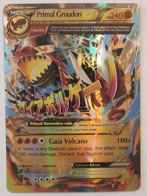 Pokémon Primal Groudon EX (Gebraucht) in für CHF 9.9 – mit Lieferung ...