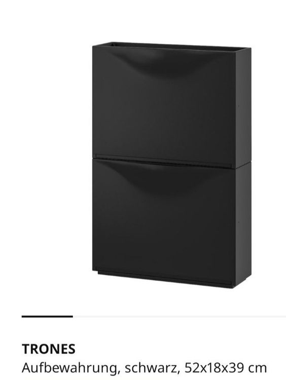 Ikea Trones Schwarz