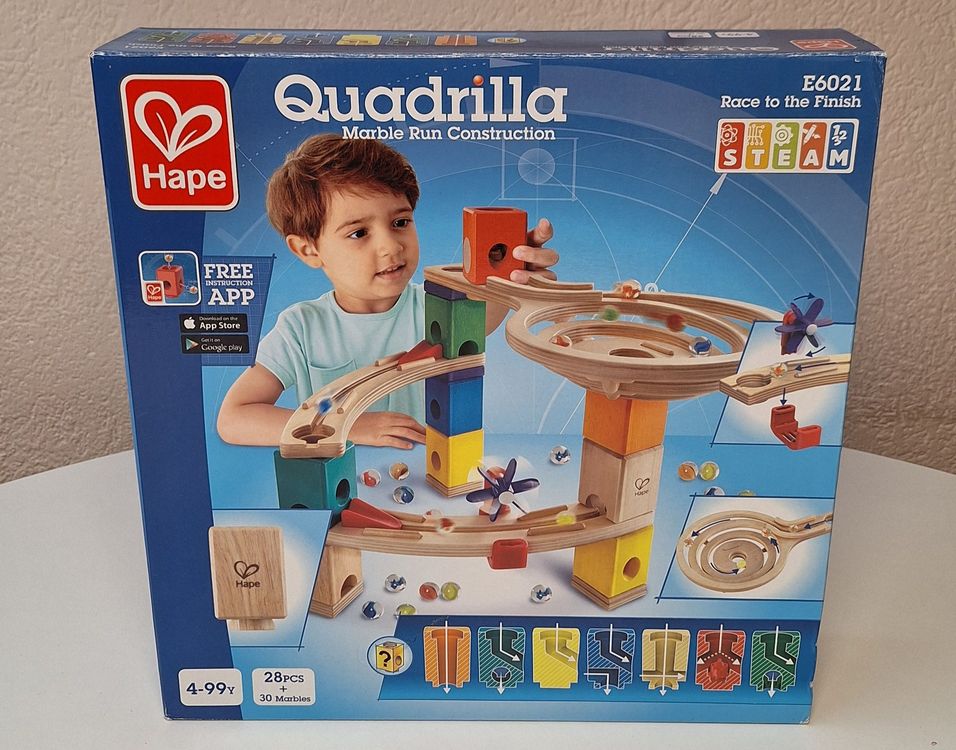 Hape Quadrilla Murmelbahn Race to the Finish (Gebraucht) in Zürich für CHF 8 – mit Lieferung auf ...