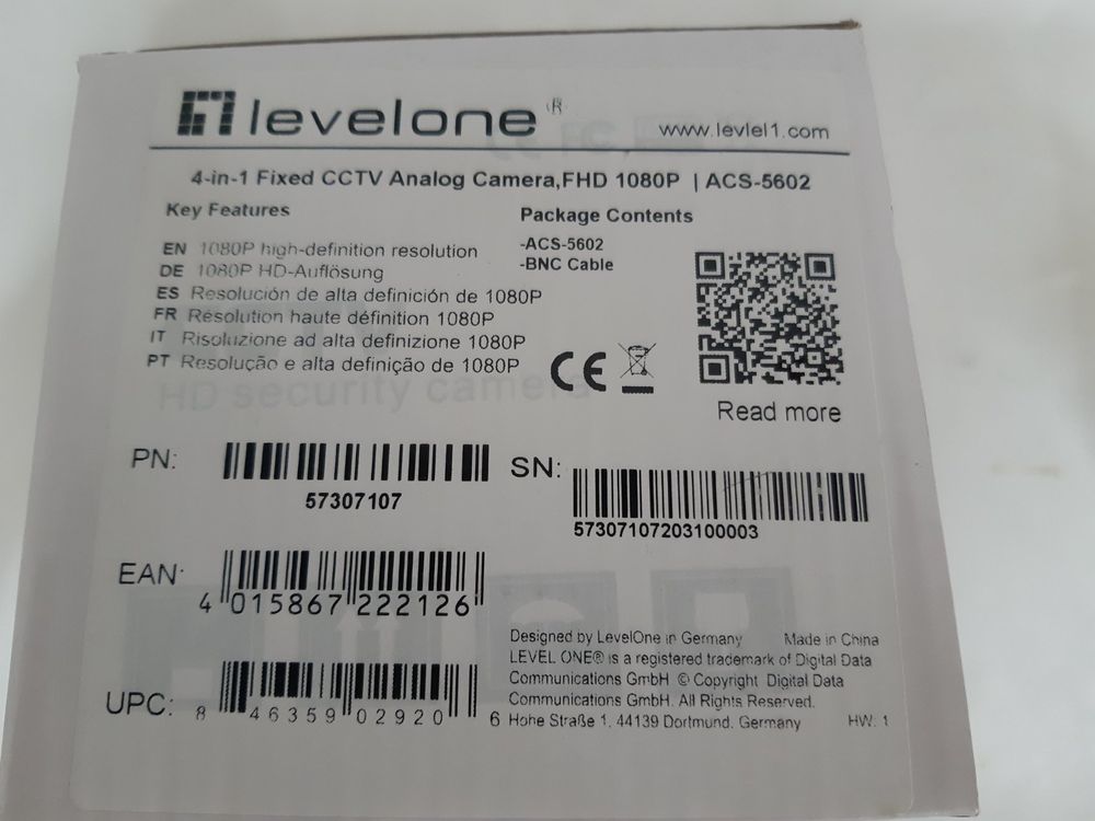 LevelOne ACS-5602 CCTV Sicherheitskamera Outdoor (Gebraucht) in Rheinau für CHF 20 – mit ...