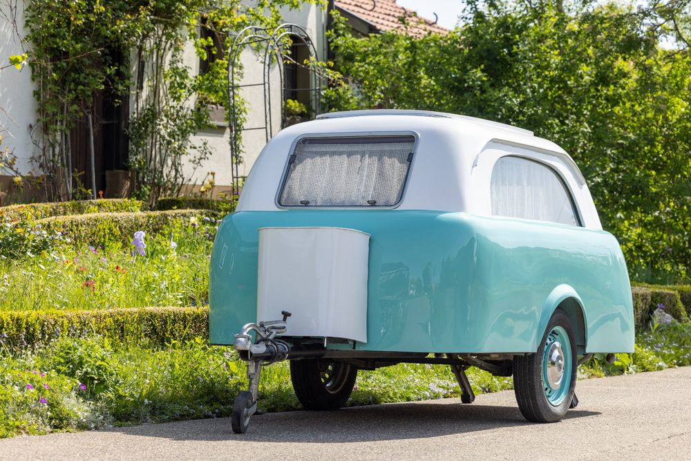 Wohnwagen Oldtimer Micro Mini 290 kg JG 1955 Rarität Caravan (Gebraucht ...