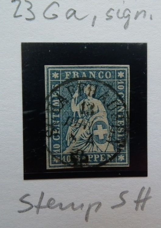 Strubel 10Rp 23Ga, Signiert Renggli, Stempel Schaffhausen (Gebraucht) in Kriens für CHF 18 – mit ...