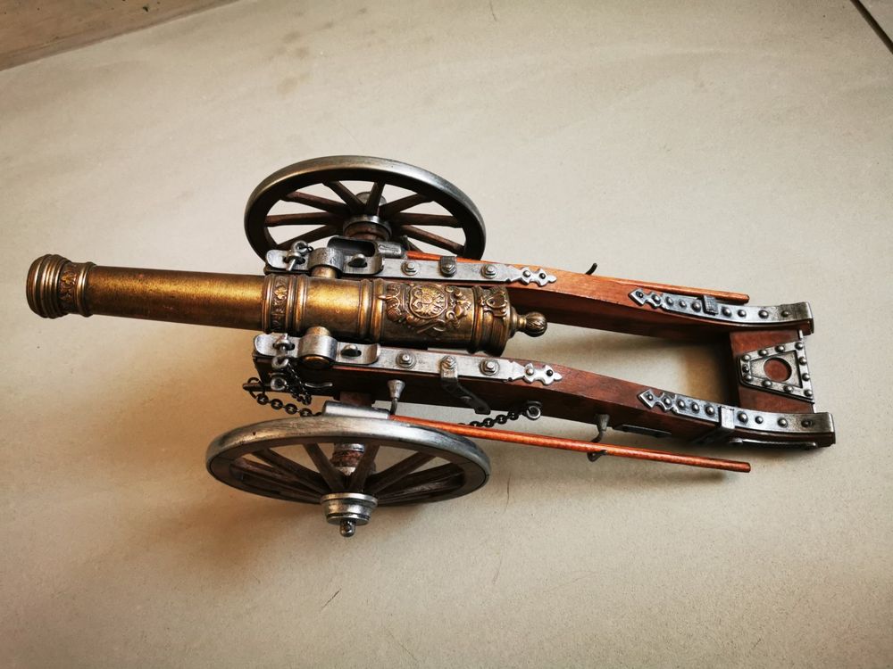 antike Kanone 43x18 aus Holz u. Metall (Neu (gemäss Beschreibung)) in Volketswil für CHF 40 ...