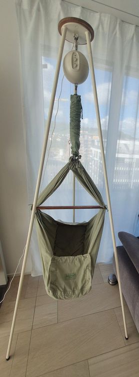 Moonboon Federwiege mit Motor und Metall-Gestell (weiss) (Gebraucht) in ...