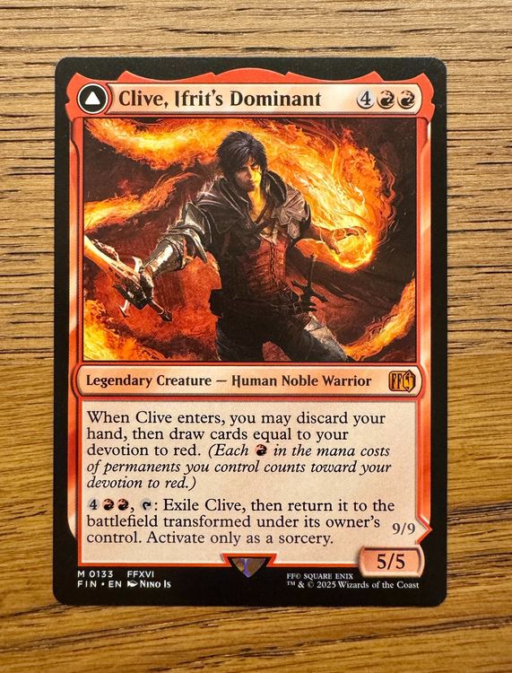 Clive, Ifrit's Dominant FINAL FANTASY NM (Neu (gemäss Beschreibung)) in ...