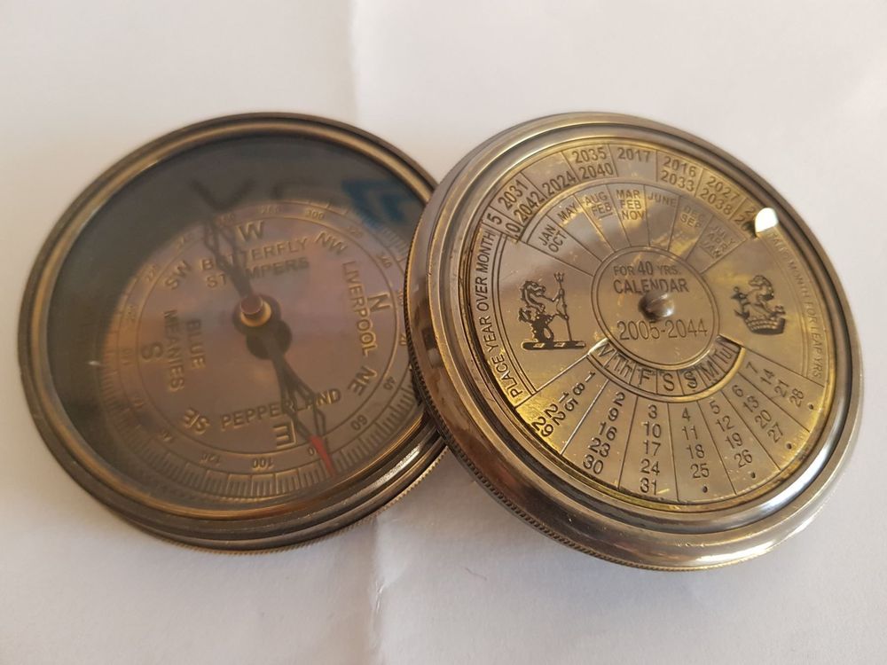 🧭 Edler Kompass mit Deckel & integriertem (Gebraucht) in Langenthal für ...