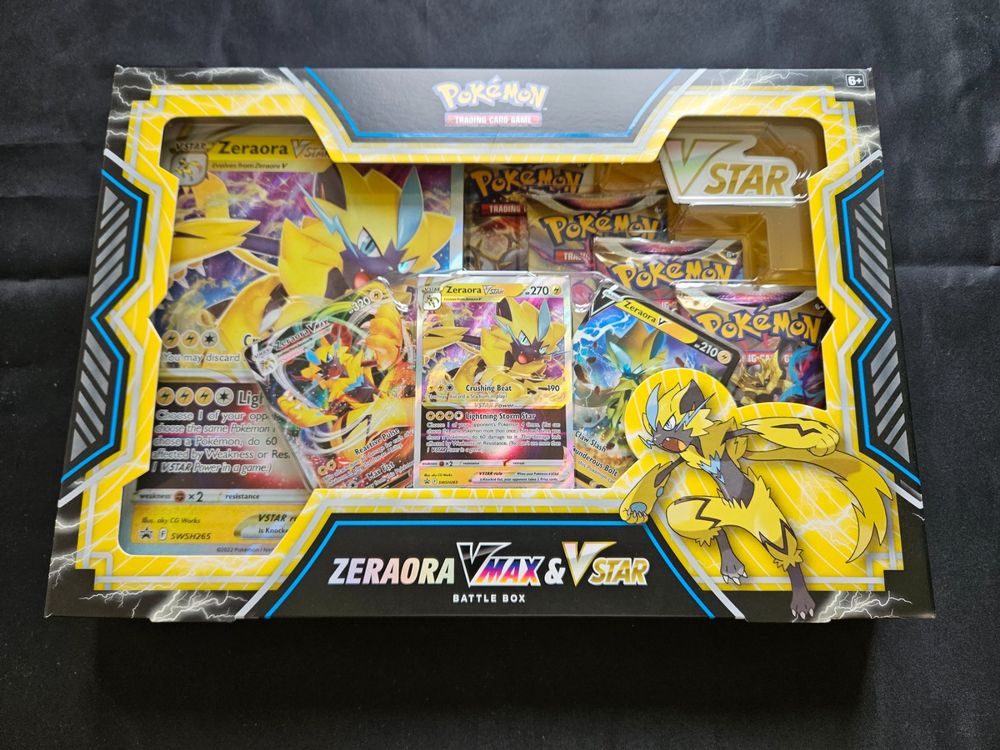 Pokémon Zeraora VMAX & VSTAR Battle Box (EN) (Neu und originalverpackt ...