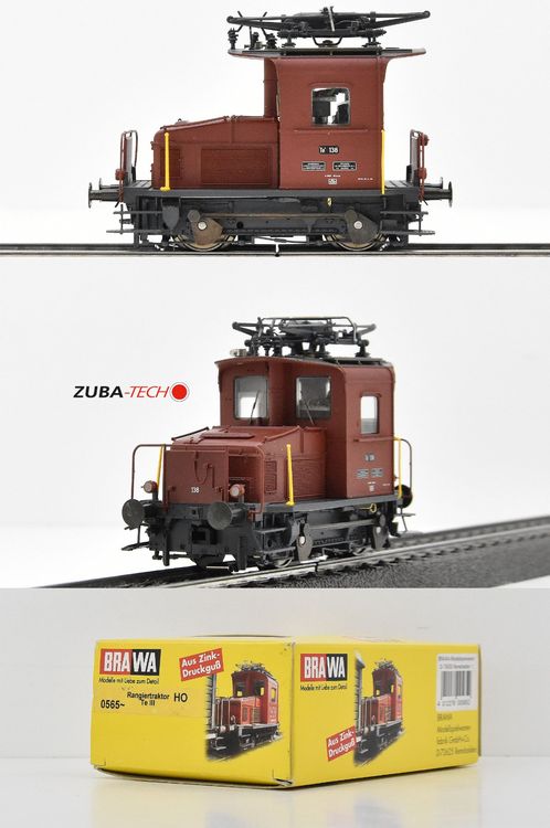 Brawa 0555 Rangierlok Te III SBB H0 WS Analog mit OVP (Gebraucht) in St ...