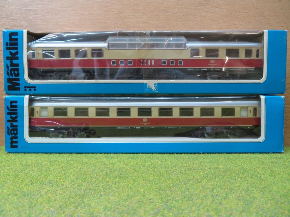 4098 4099 Märklin HO, 2 DB TEE Personenw (Neu (gemäss Beschreibung)) in ...