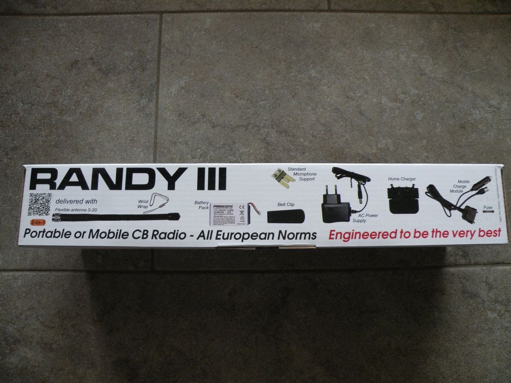 Funkgerät President Randy3 AM/FM 40 Kanal (Neu und originalverpackt) in ...