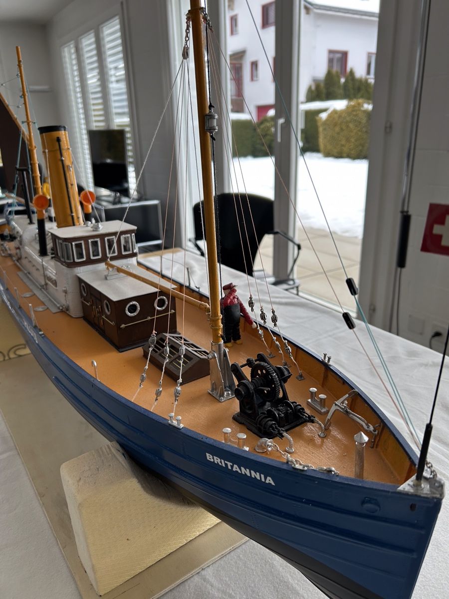 RC Pilot Boat Britannia, 1:24, Länge 1090 mm (Neu (gemäss Beschreibung ...