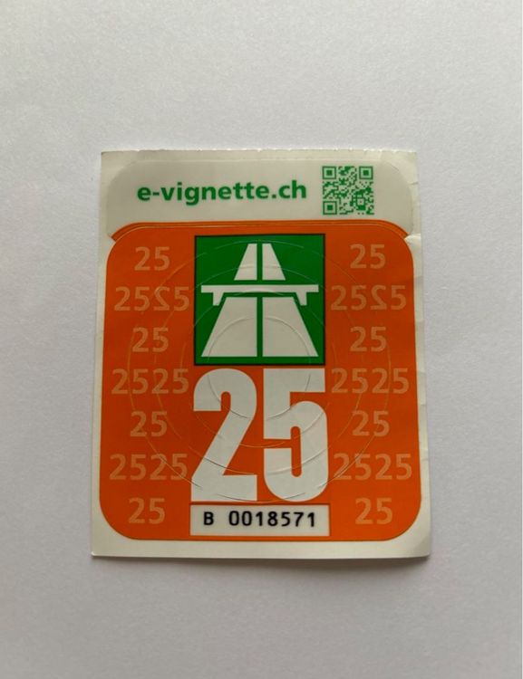 Autobahnvignette 2025 | Kaufen auf Ricardo