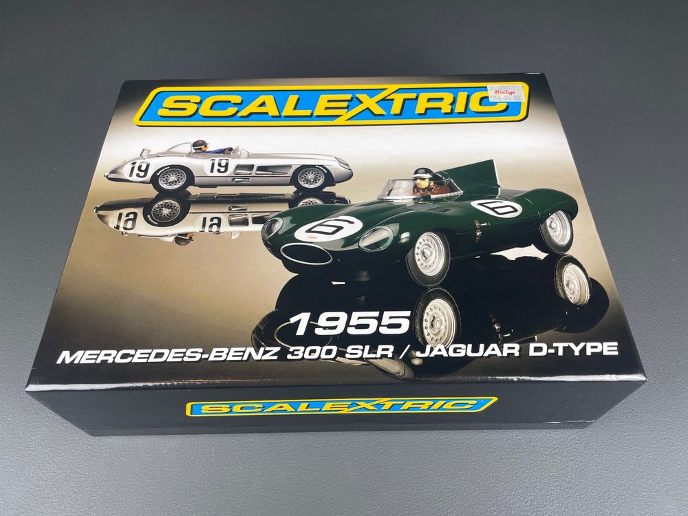 Scalextric C3058A 1955 Mercedes-Benz 300 SLR / Jaguar D-Type (Neu ...