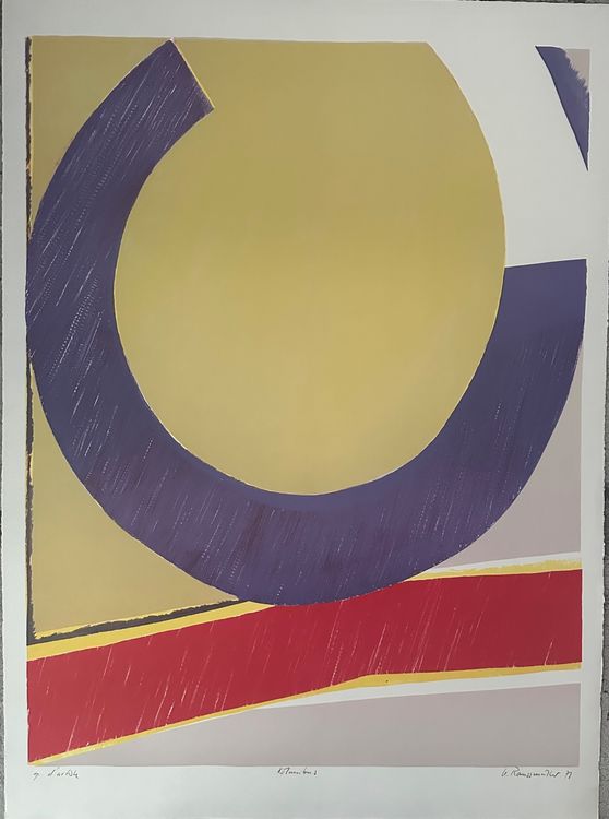 Urs Rausmüller (1940) Grosse Litho Handsig (Gebraucht) in Root für CHF 24 – mit Lieferung auf ...