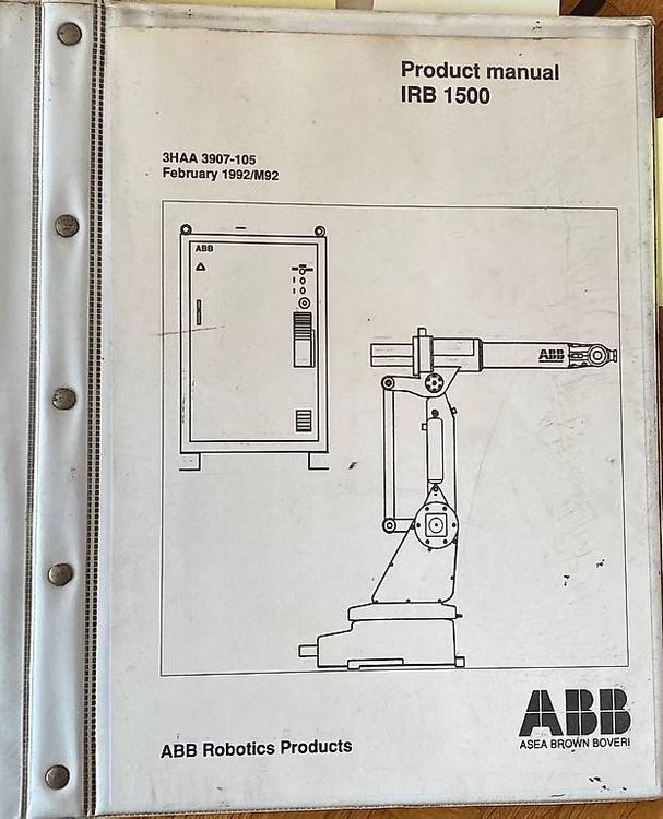 Product Manual, ABB, IRB 1500 (Gebraucht) in Lichtensteig für CHF 100 ...