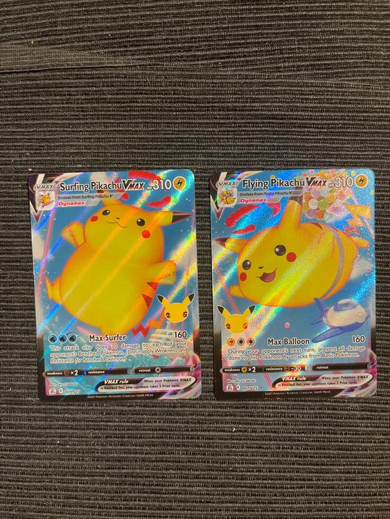 Pokemon Surfing Flying Pikachu Vmax Celebrations | Kaufen auf Ricardo