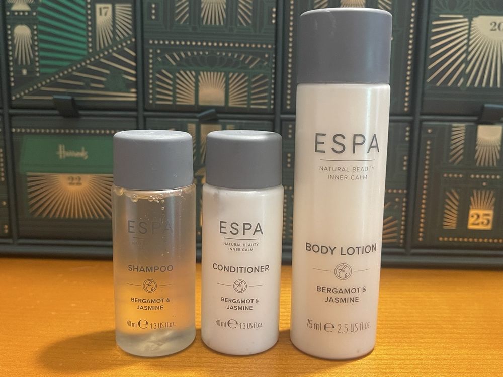 ESPA Shampoo, Conditioner & Body Lotion Set - unbenutz (Neu (gemäss ...